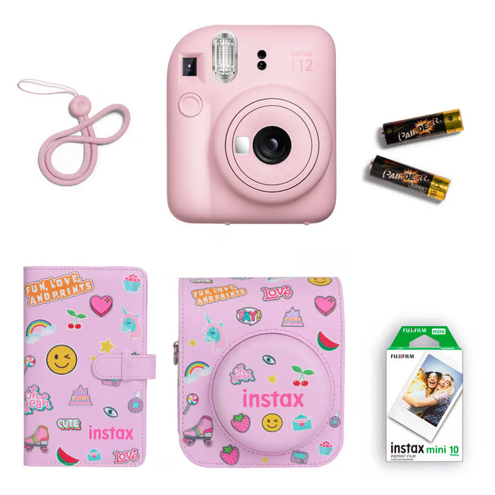 Fujifilm Instax Mini 12 Gift Box Instant Camera + Mini film + Protecti ...
